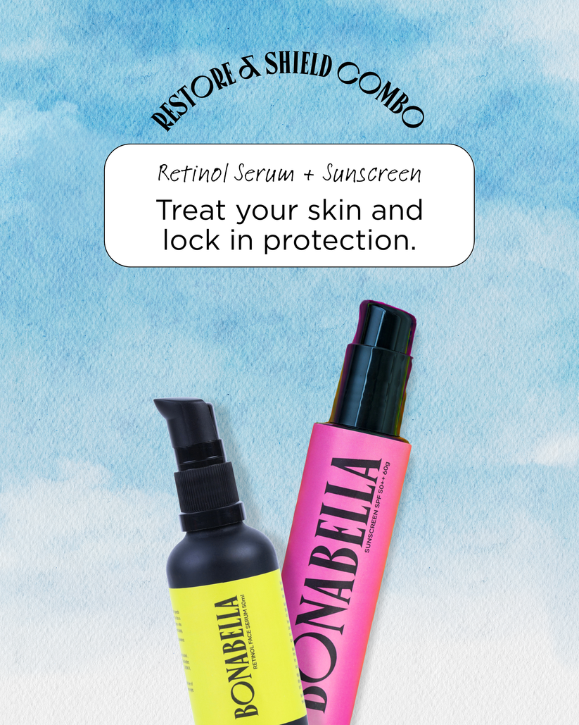 Retinol Serum + Sunscreen – Bonabella
